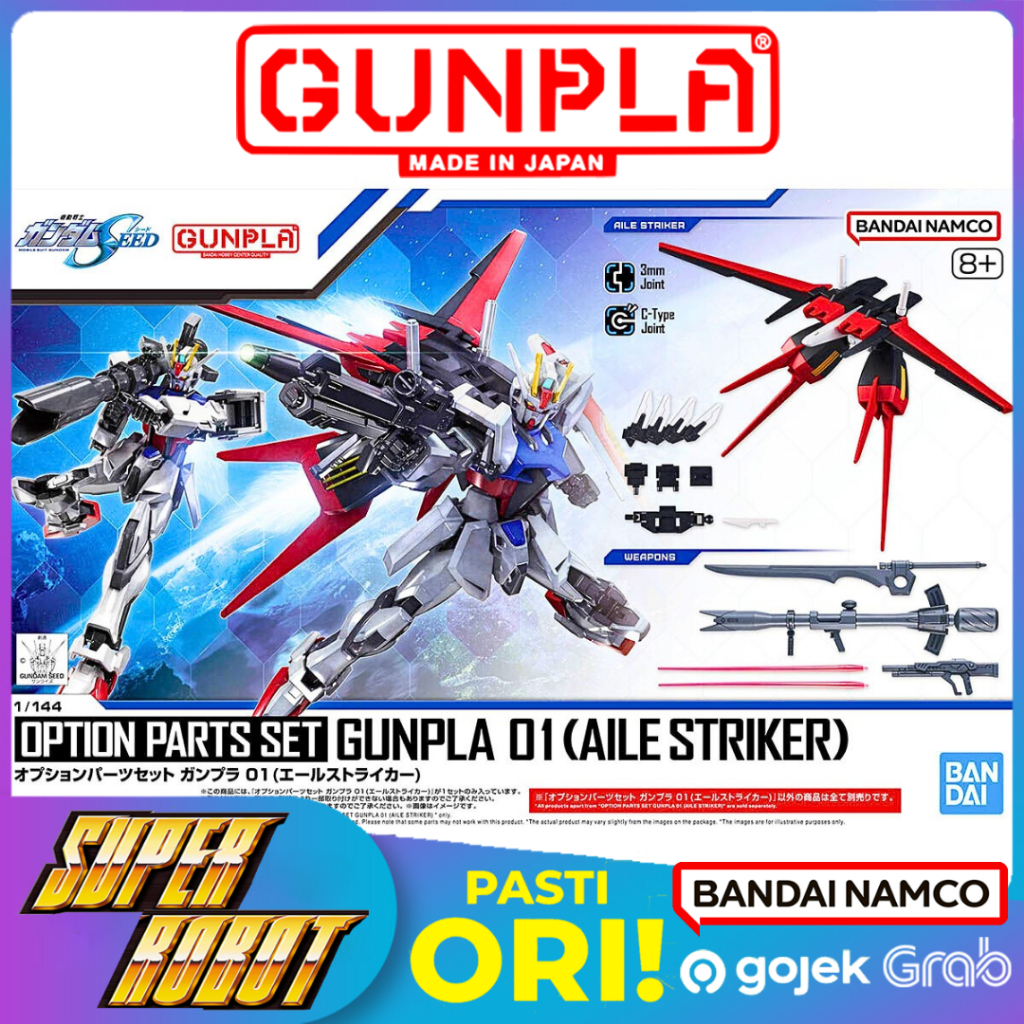 Jual BANDAI Option Parts Set Gunpla 01 Aile Striker for EG Entry Grade ...