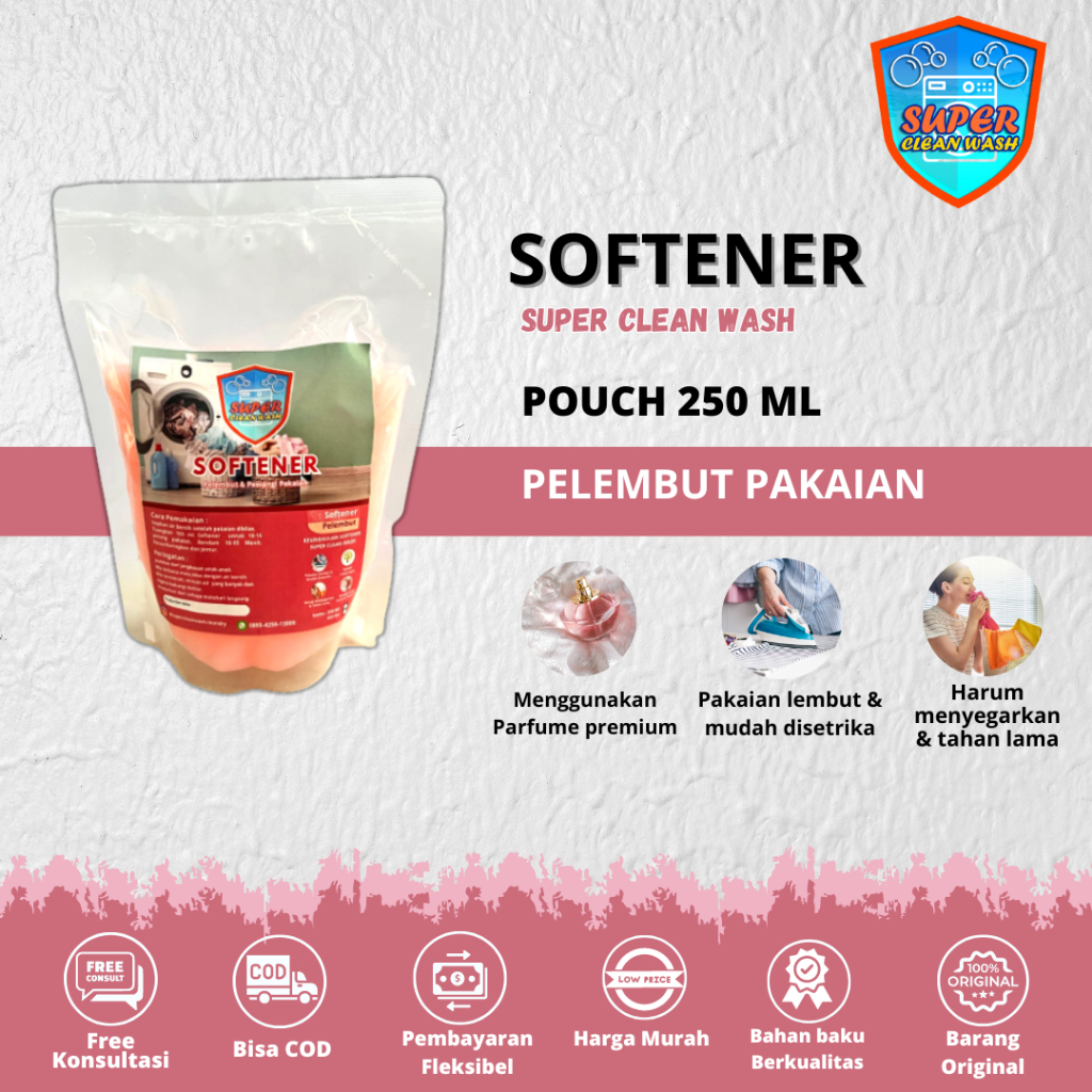 Jual Super Clean Wash | Softener | 250 ML | Shopee Indonesia