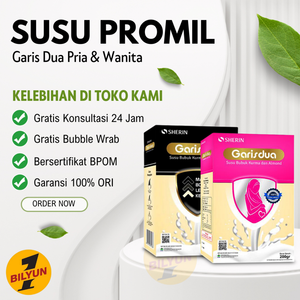 Jual SUSU PROMIL AMPUH Cepat Hamil Susu PAKET GARIS DUA Original Untuk ...