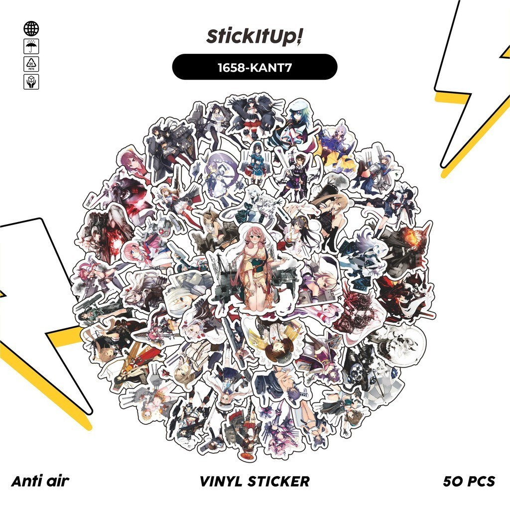 Jual COD 100 Pcs Stiker Pack KANTAI COLLECTION CHARACTER 07 Lucu ...