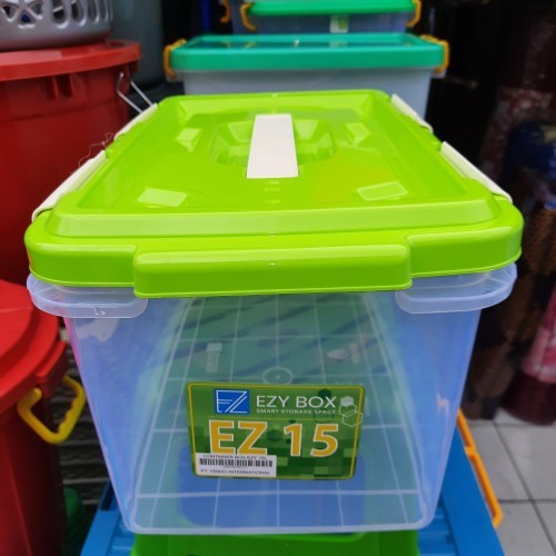 Jual EZY Kotak Penyimpanan Container Storage Wadah Box 15 Liter – Bahan ...
