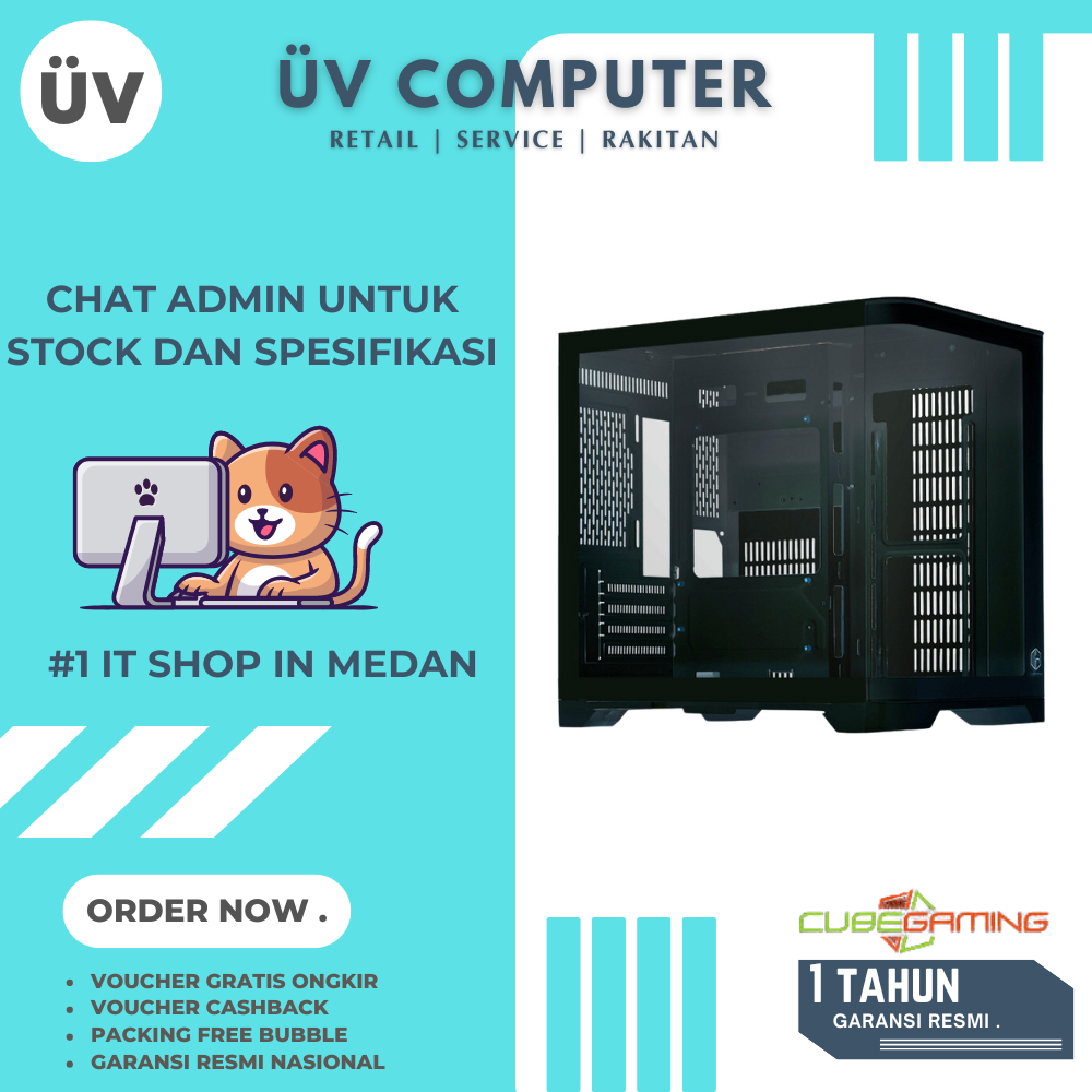 Jual Casing Komputer PC CubeGamin Cube Gaming Curvar | Mid Tower ...