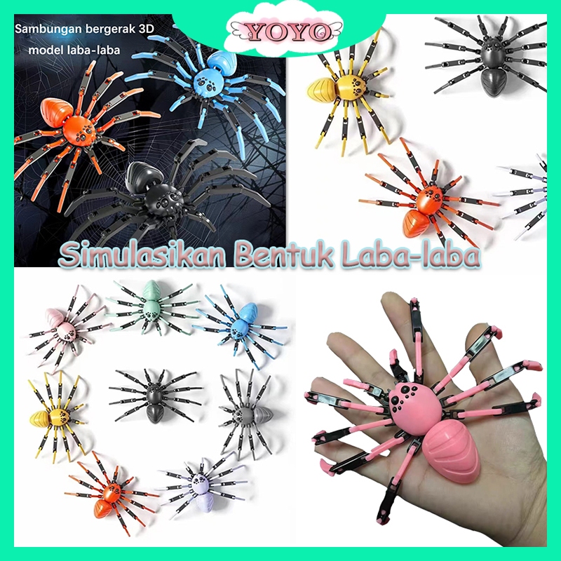 Jual YOYO Articulated Action Laba-laba Cetak 3D Printed,Mainan ...