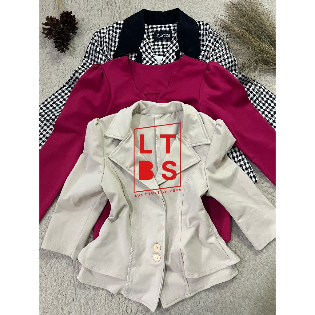 Jual BLAZER Wanita Z4RA H8M UN1QL0 Korean Style Casual Formal Office ...