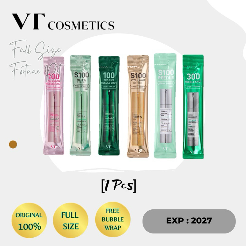 Jual [TRIAL] VT Reedle Shot 100 300 Cica x Hyalon Cica Reedle Collagen Vita Light exp 2027 - VT ...