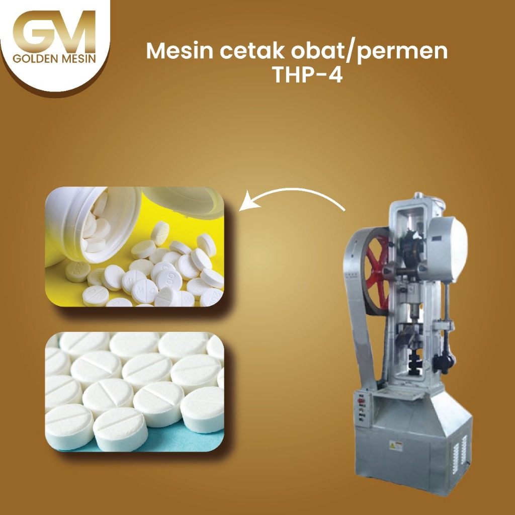 Jual MESIN CETAK PERMEN | CETAK OBAT (THP-4) | Shopee Indonesia