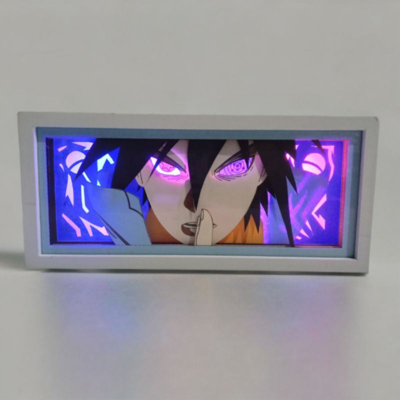 Jual Lampu LED Anime Lightbox 3D Naruto - Sasuke Uchiha Light Box ...