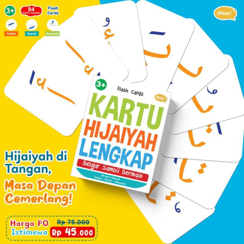 Jual [PRE ORDER] Flash Cards Kartu Hijaiyah Lengkap (84 Kartu Hijaiyah ...