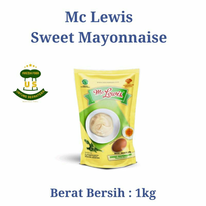Jual Mc Lewis Sweet Mayonnaise 1kg Mayonais Manis mayo mclewis Mayones mamayo mayonaise sweet ...
