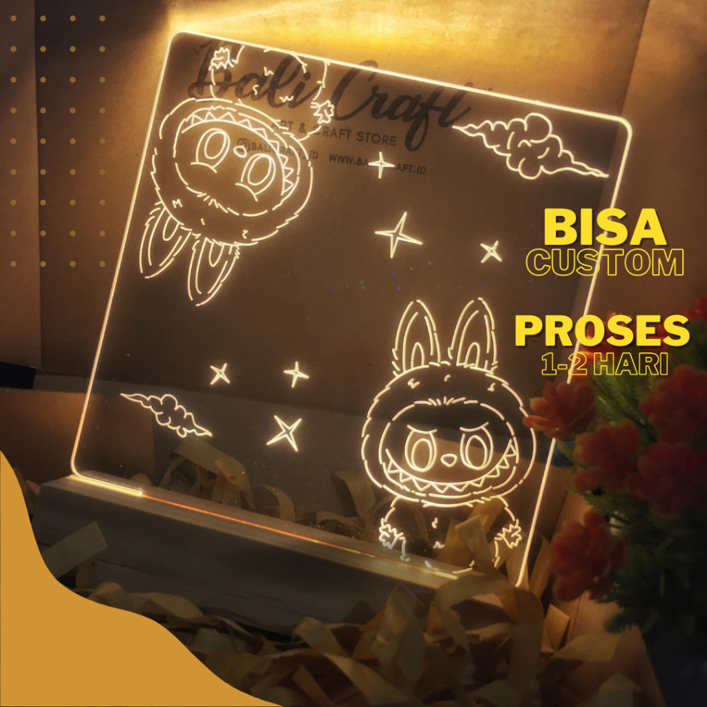 Jual LAMPU TIDUR LABUBU / KADO LABUBU / LAMPU LABUBU / HIASAN BONEKA ...