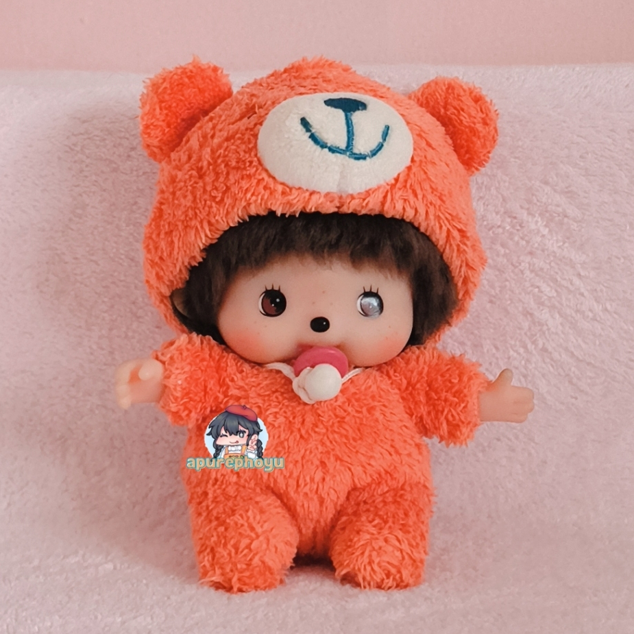 Jual Boneka Monchhichi Sekiguchi Bebichhichi Bear Baby Costume Mini ...