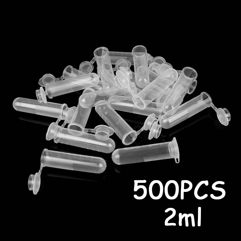 Jual 500pcs PCR Tube 2ml Tabung Sentrifuge Microtube 2ml Tabung Centrifuge Tube Plastik Sample ...