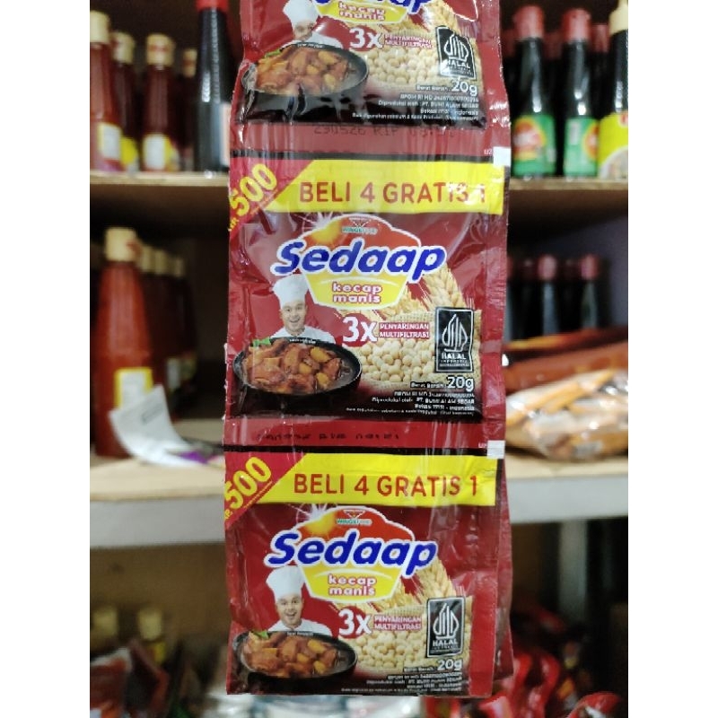 Jual Kecap Manis Sedap Sachet 16ml/Kecap Manis Sedaap | Shopee Indonesia