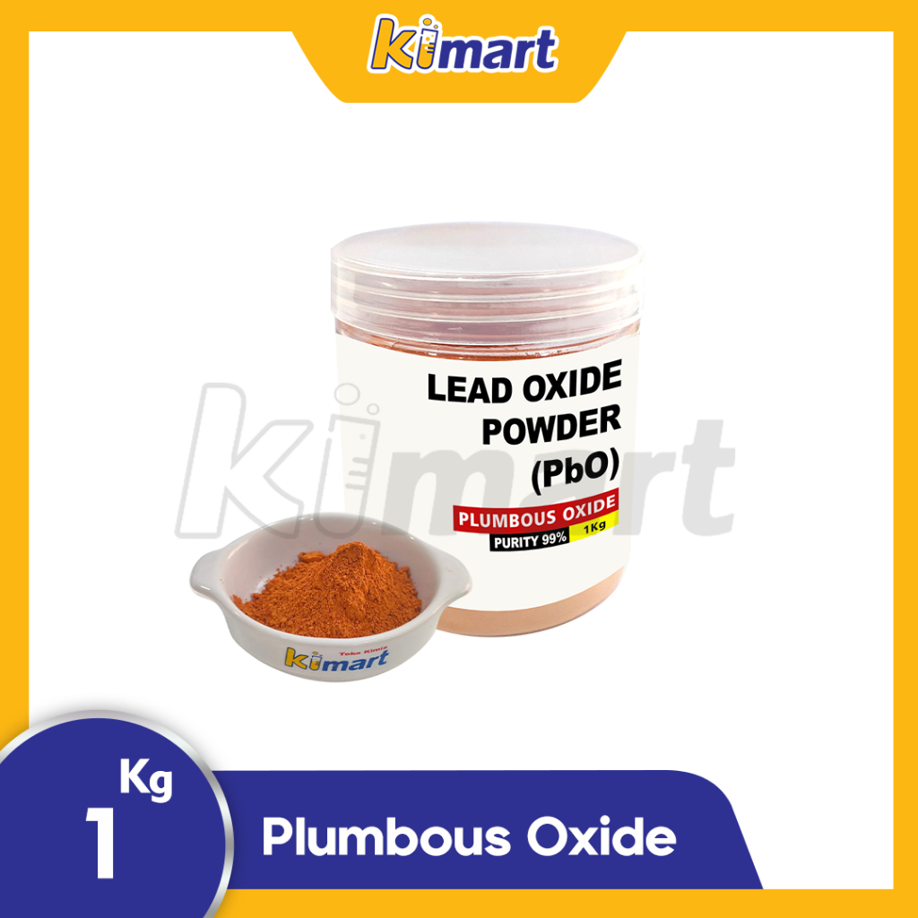 Jual Lead oxide powder PbO Timbal (II) oksida timbal monoksida 1kg ...