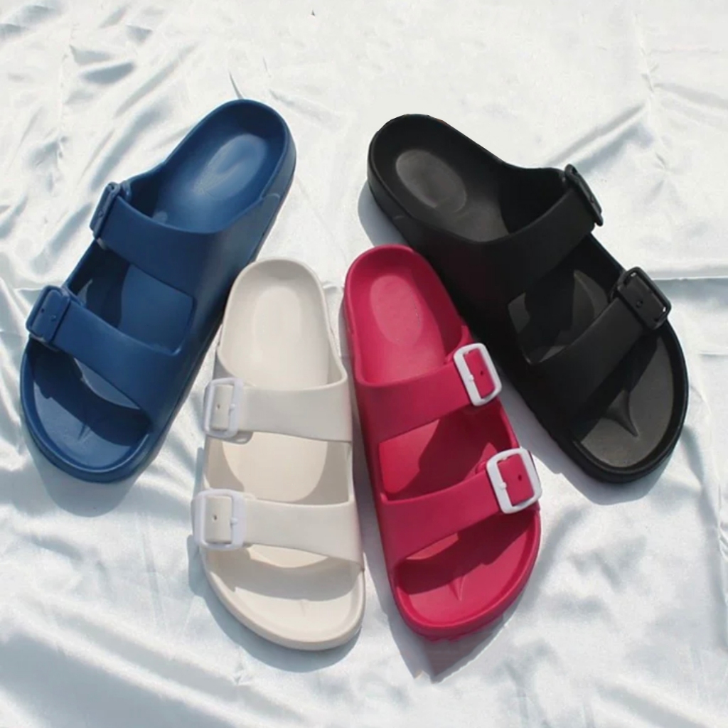 Jual Sandal Empuk Wanita Slip on Sandal Bertali Wanita Modern Yang ...