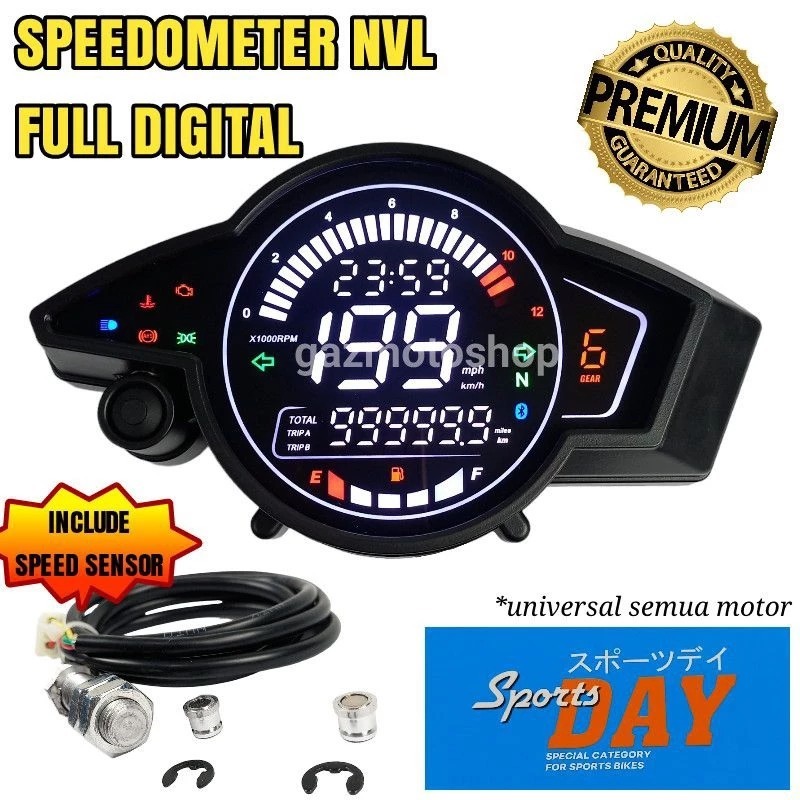 Jual Sportsday Speedometer Vixion Full Digital Spido Vixion new NVL ...