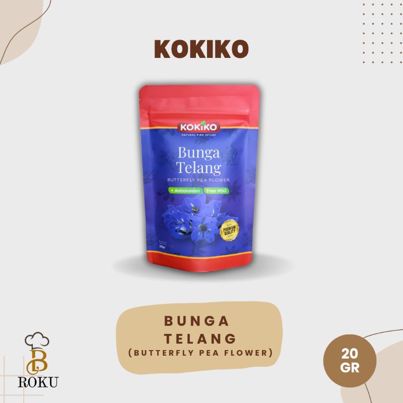 Jual Kokiko Teh Bunga Telang Kering 20 gr | Shopee Indonesia