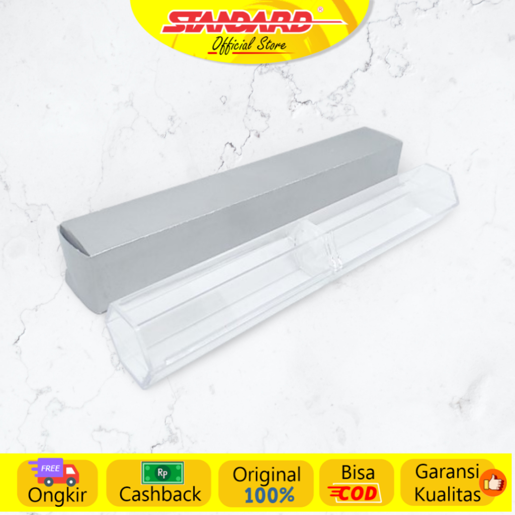Jual Standard - Box Mika Acrylic Segienam ( Tempat Pen / Pulpen ...