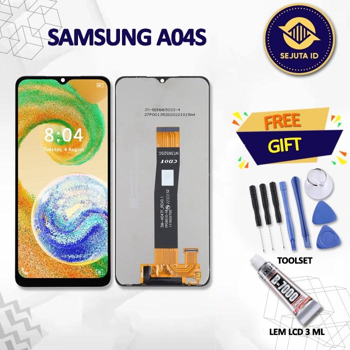 Jual LCD SAMSUNG A04S TOUCHSCREEN FULLSET ORIGINAL [ FREE TOOLSET + LEM ...