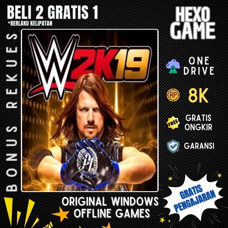 Jual WWE 2K19 - PC Game Fight - LINK DOWNLOAD - GAME LAPTOP - GAME ...