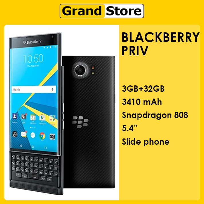 Jual Blackberry PRIV android bisa whatsapp WA fullset Baru Original ...