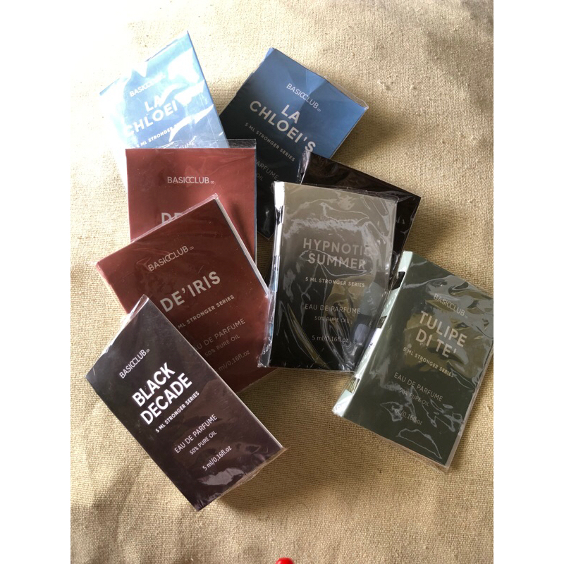 Jual Basic Club paper set 5ml parfum EDP travel size | Shopee Indonesia