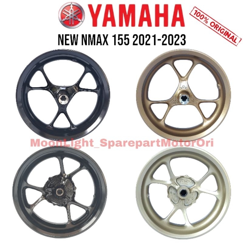 Jual VELG DEPAN BELAKANG NMAX NEW N-MAX 155 TURBO NEO CONNECTED HITAM ...