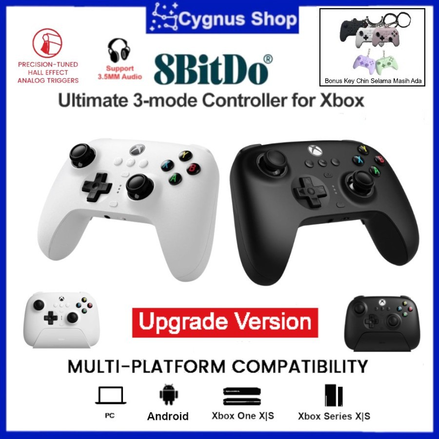 Jual 8Bitdo Ultimate 3-mode Wireless Controller Gamepad Hall Effect Stick Triggers for Android ...