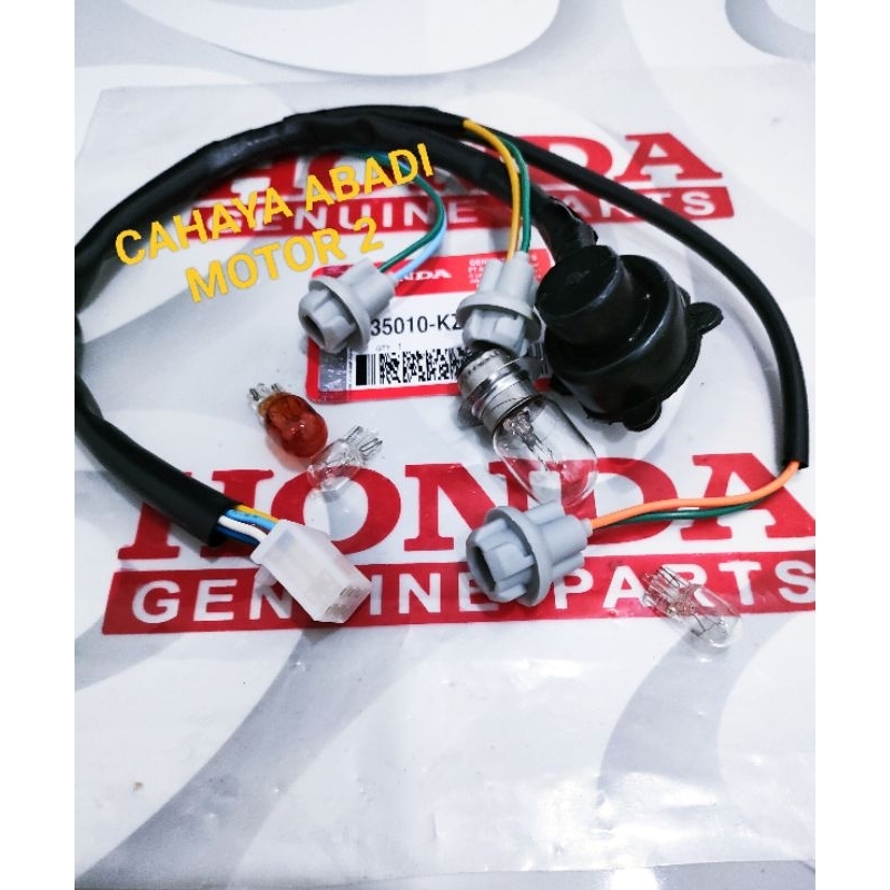 Jual FITING FITTING LAMPU DEPAN SET BONUS BOHLAM HONDA BEAT FI BEST ...