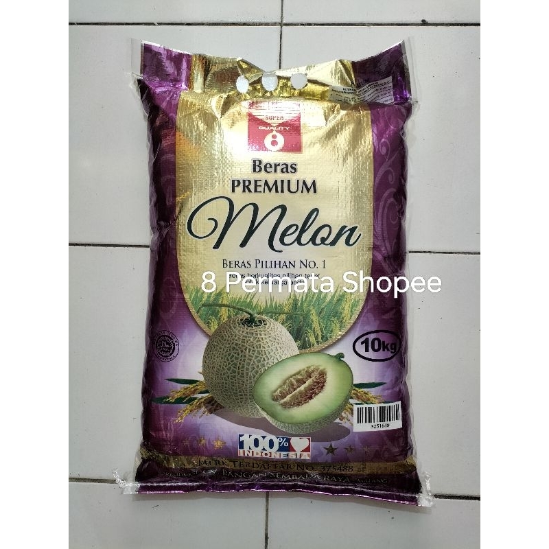 Jual Beras Premium MELON UNGU Kemasan 10kg Wangi Putih Pulen | Shopee ...