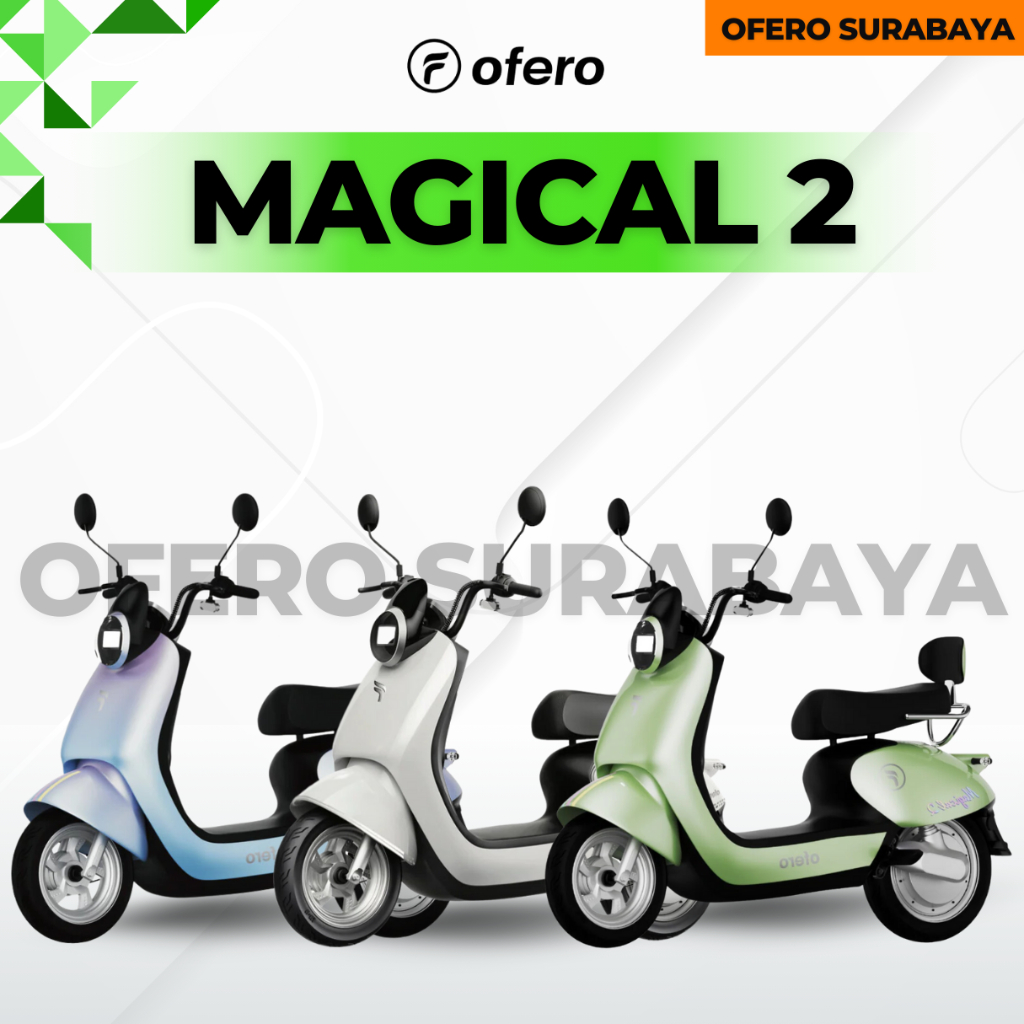 Jual E-BIKE SEPEDA LISTRIK OFERO MAGICAL 2/POWER 500W SPEED 36KM || MAGICAL 2 PRO/POWER 600W ...