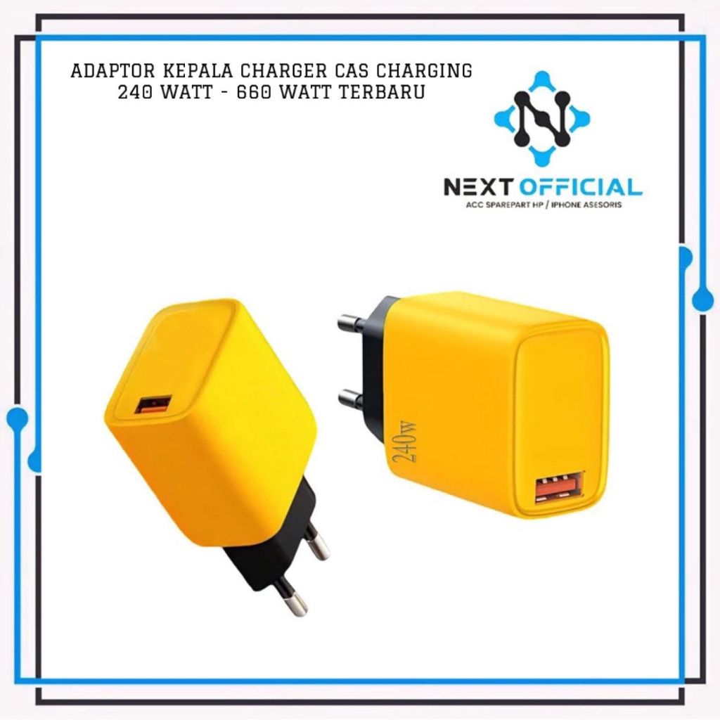 Jual Adaptor Adapter Kepala Cas Charger 240 Watt - 660 Watt Super Fast ...