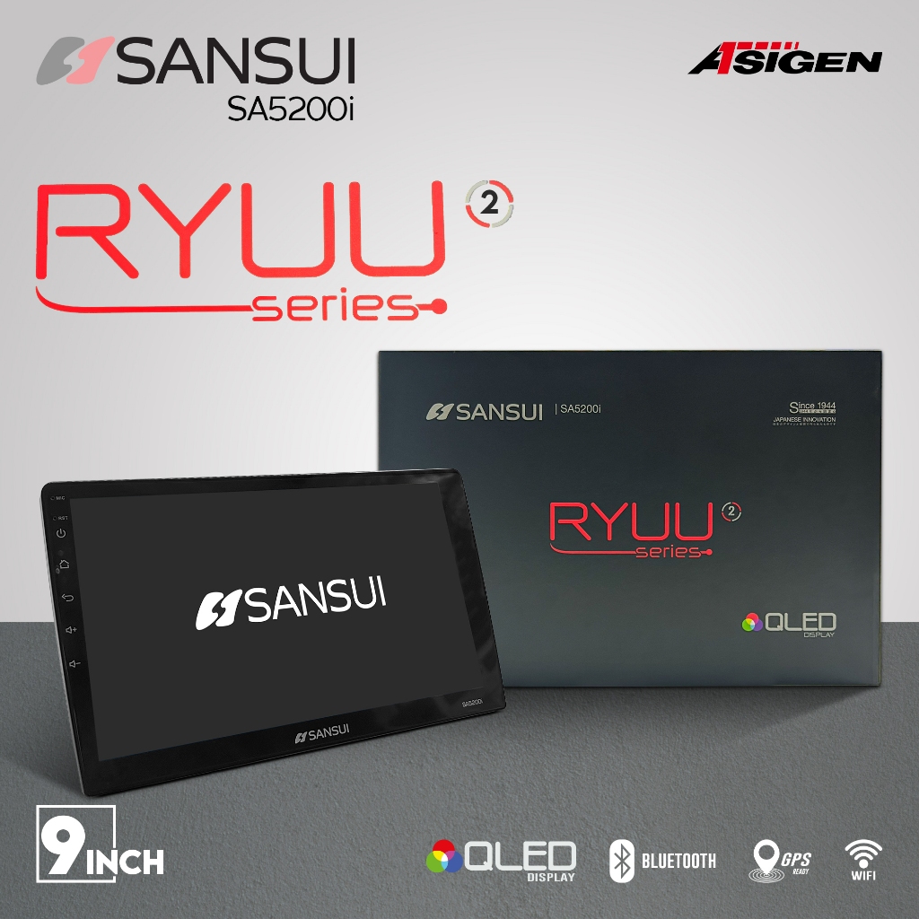 Jual Head Unit Android SANSUI RYUU Series SA5200i - Android Auto ...