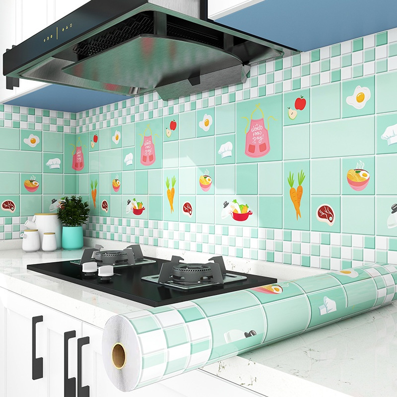 Jual Stiker Dapur Anti Minyak Wallpaper Sticker Dapur YZ 60CMX5Meter ...