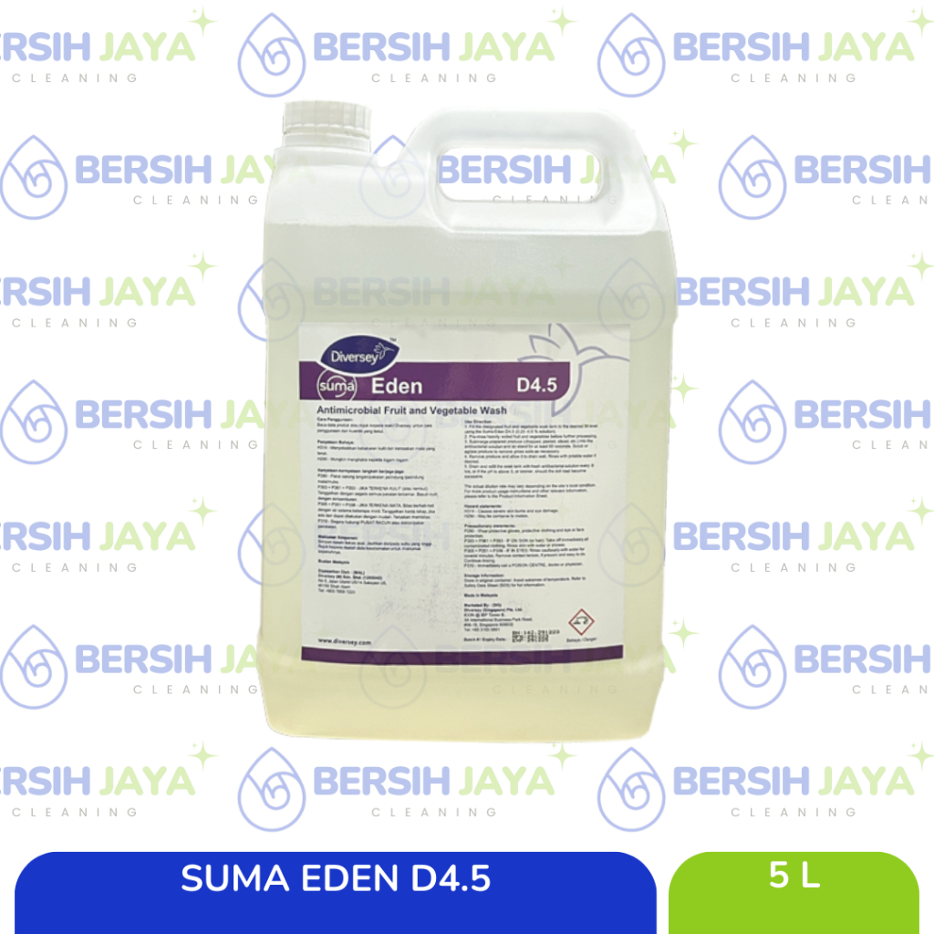 Jual Diversey SUMA Eden D4.5 - 5L (Pencuci Buah & Sayur Anti Bakteri ...