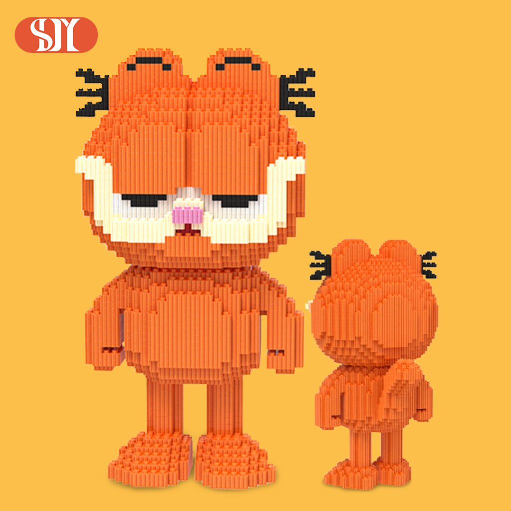 Jual Nano Block Bricks Series Garfield 2036pcs Karakter Animasi 3D ...