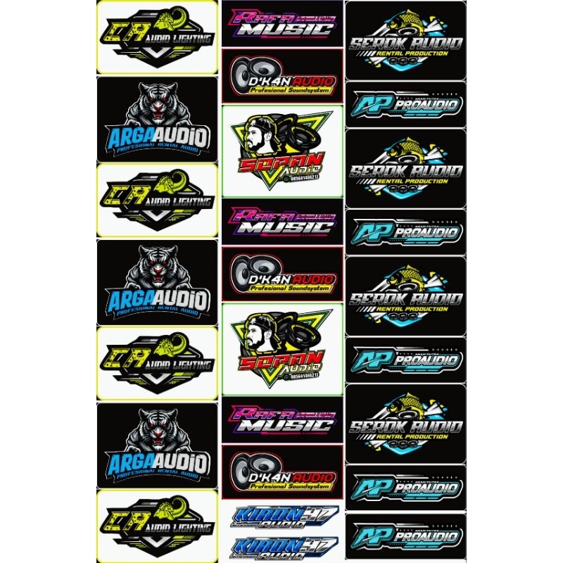 Jual Stiker Sound System | Stiker Audio | Stiker Sound System Audio | Stiker Sound System Anti ...