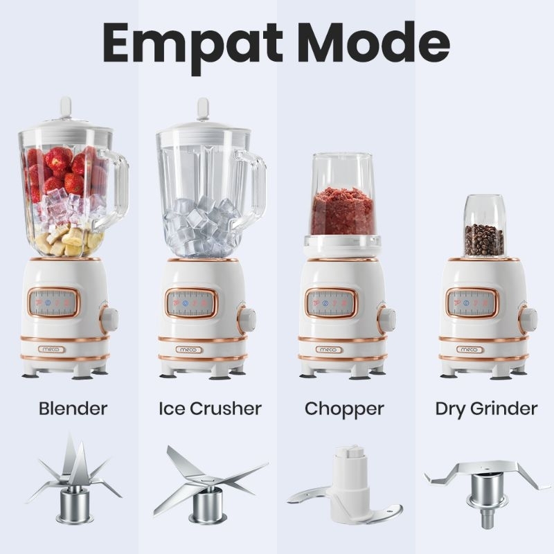 Jual mecco blender chopper ice crusher grinder most aesthetic 4 in 1 ...