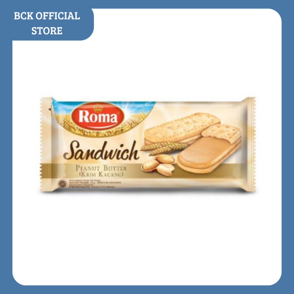Jual Roma Sandwich Rasa Peanut Butter 157gr (pcs) | Shopee Indonesia