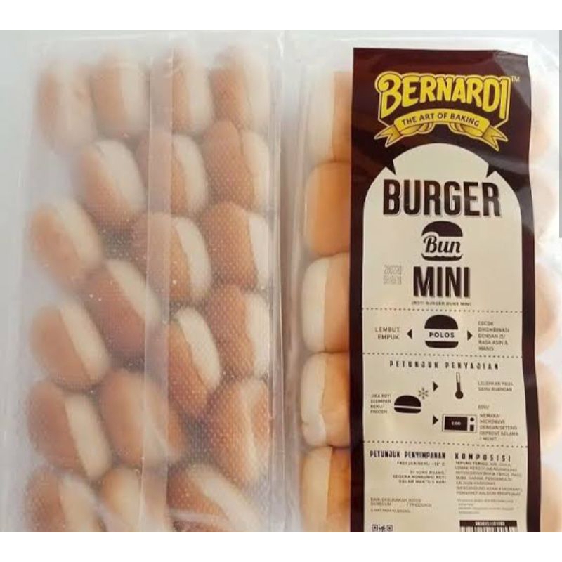 Jual Bernardi Roti Burger Polos Mini Bernardi Roti Burger Polos Mini ...