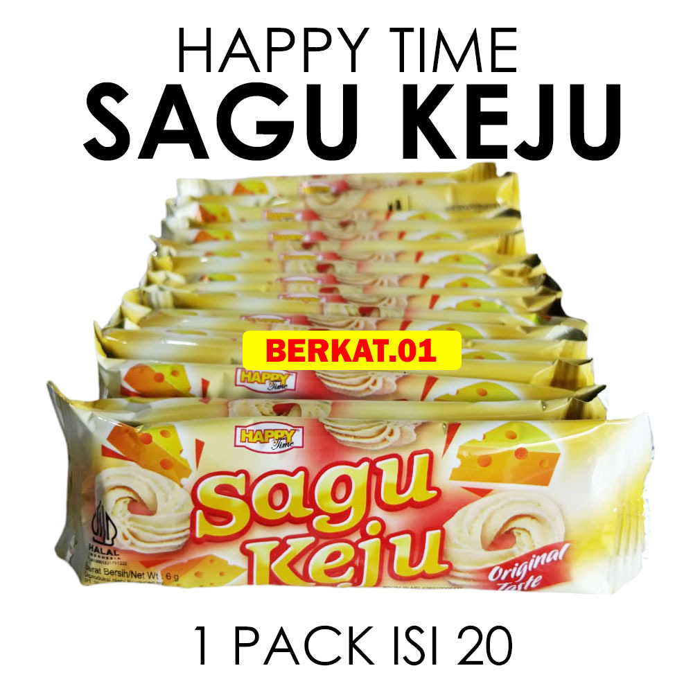 Jual HAPPY TIME SAGU KEJU PACK ISI 20 | Shopee Indonesia