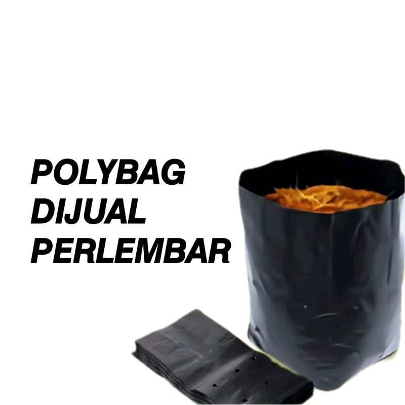 Jual Plastik POLYBAG polibag ecer satuan KECIL SEDANG POLYBAG PERLEMBAR ...