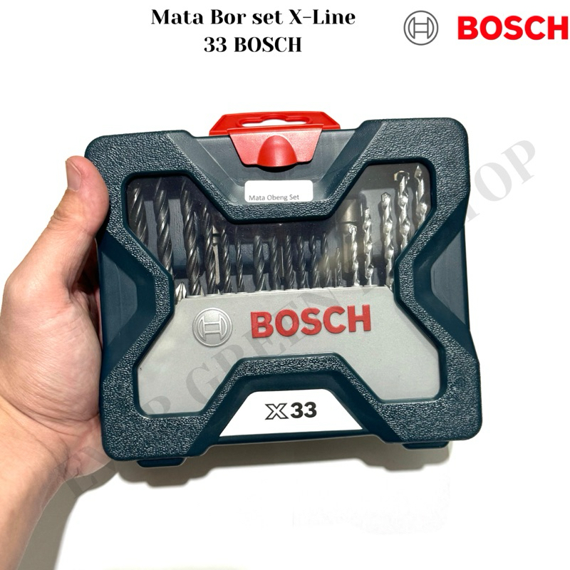 Jual MATA BOR Set BOSCH X-LINE 33 Pcs Dan MATA OBENG Set BOSCH X-LINE ...