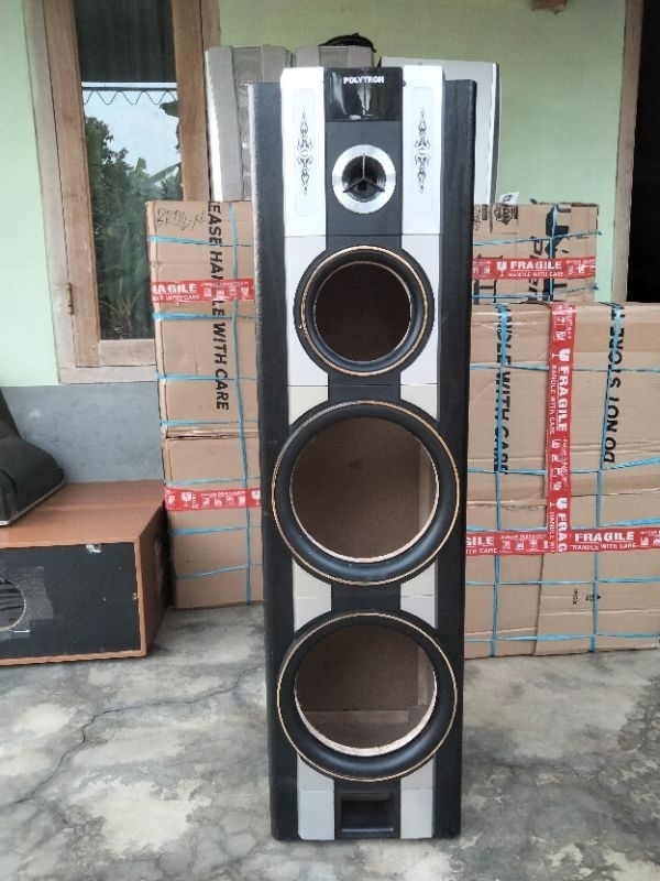 Jual BOX SPEAKER AKTIF POLYTRON 8INC | Shopee Indonesia