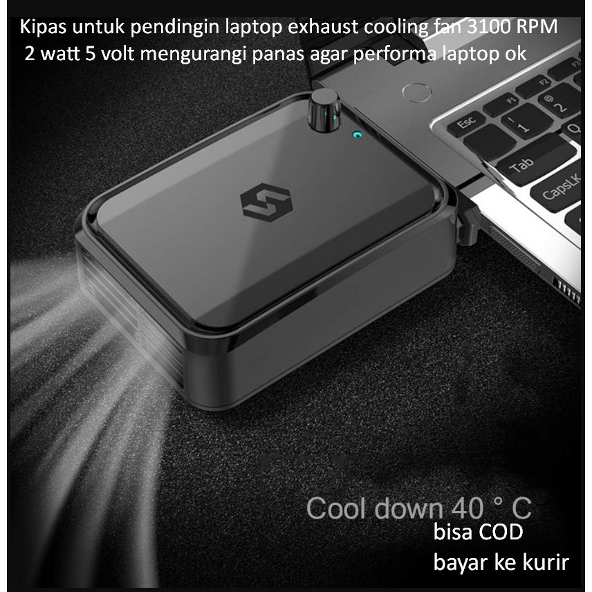 Jual Kipas untuk pendingin laptop exhaust cooling fan 3100 RPM 2 watt 5 ...