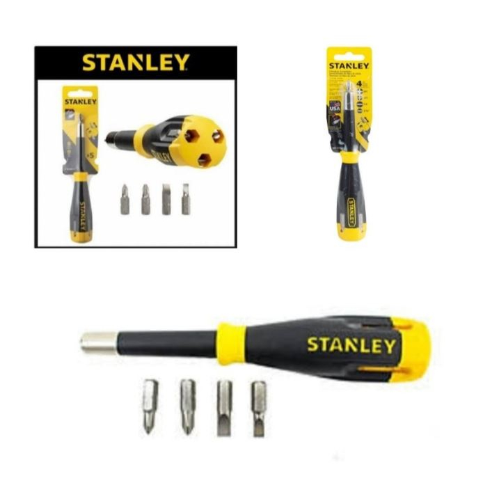 Jual obeng Multi Stanley STMT68107 Fiberglass Multi-Bit Screwdriver ...