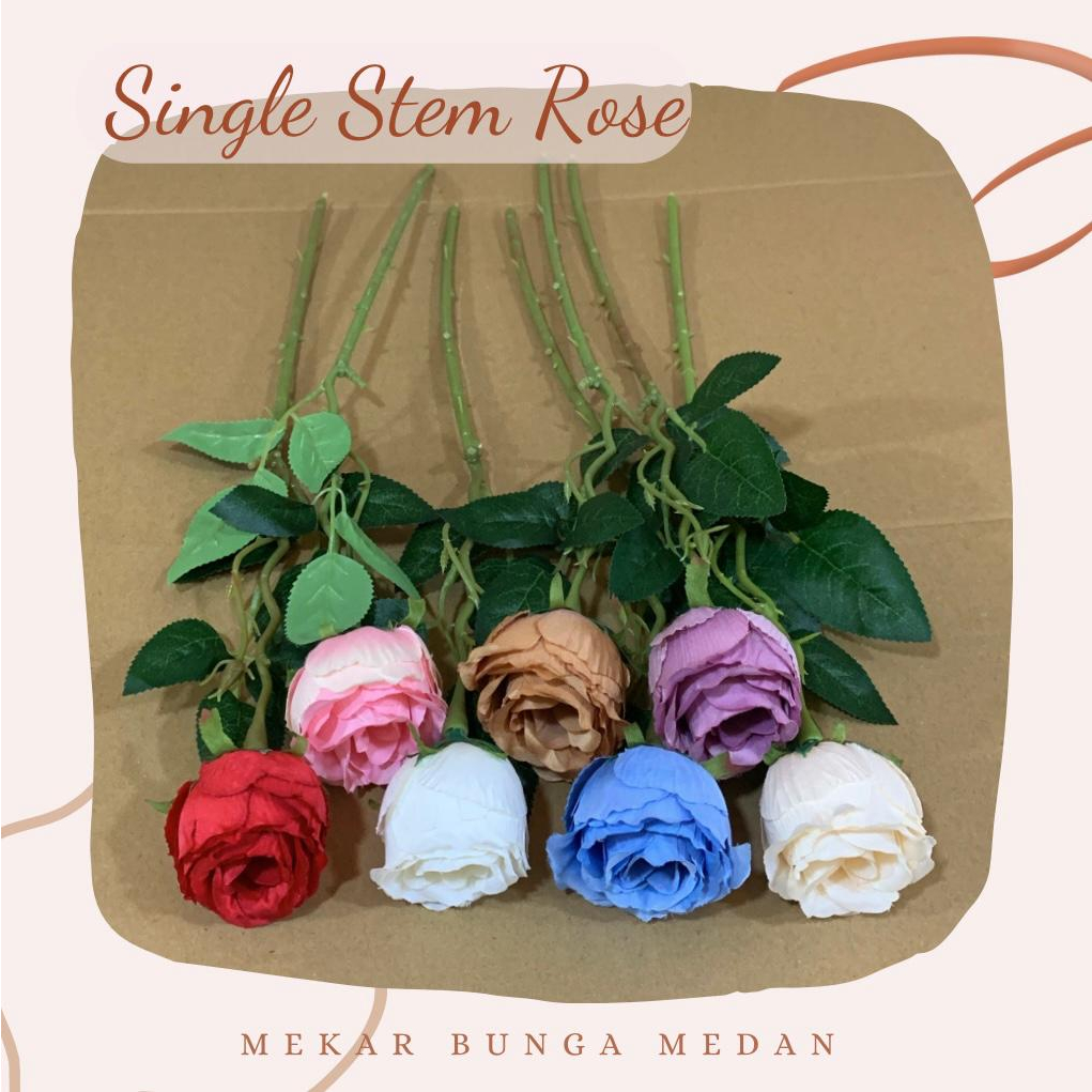 Jual (SC 18) - (7 Warna) Single Rose Layer / Mawar 1 Tangkai Premium ...