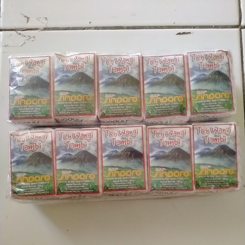 Jual Teh Sindoro Wangi Melati Tambi Black Tea Jasmine Tea 1 Pack isi 5 ...