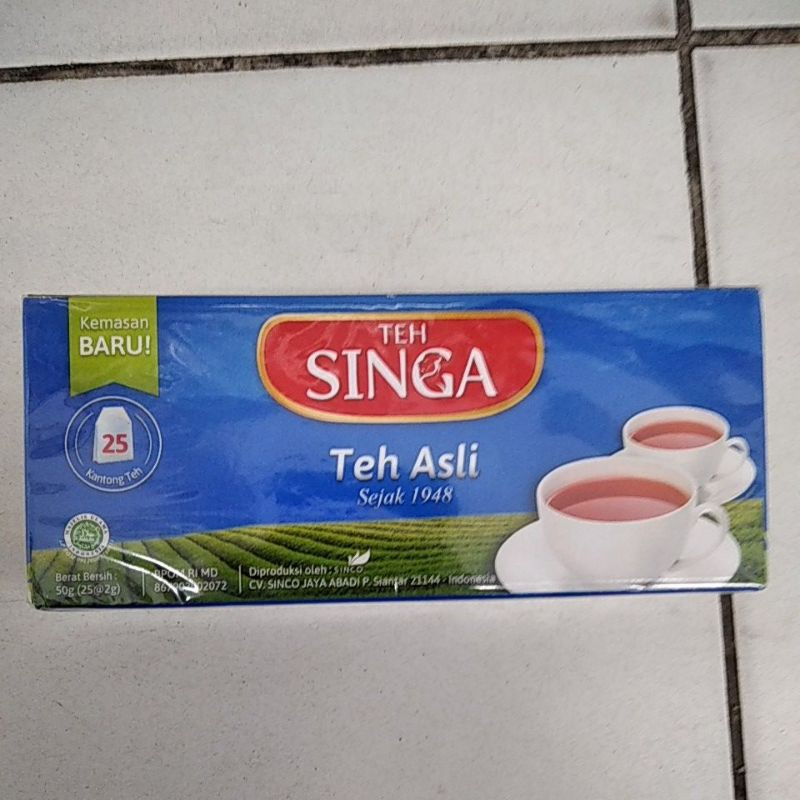Jual SINGA TEH CELUP 25 GR | Shopee Indonesia