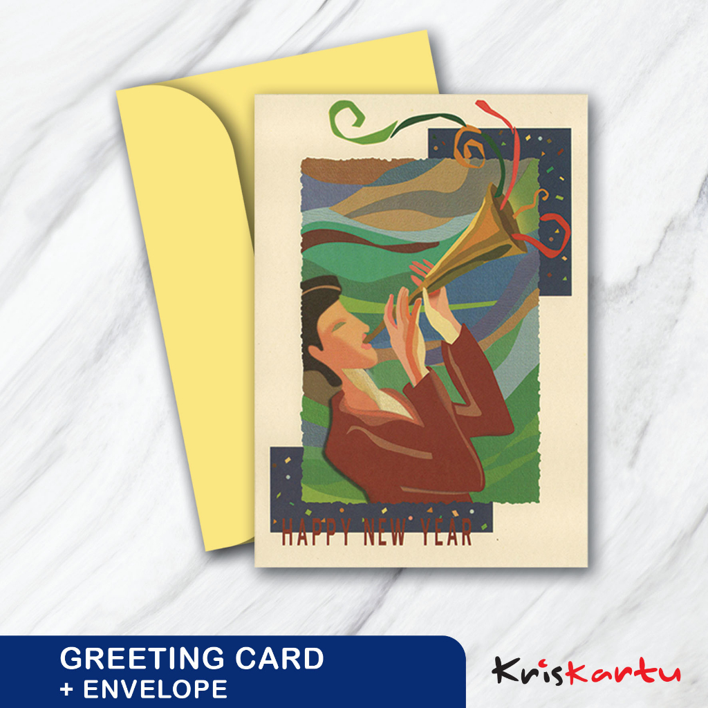 Jual Kartu Ucapan NATAL KRISKARTU by kristalindo (Tiup Terompet ...